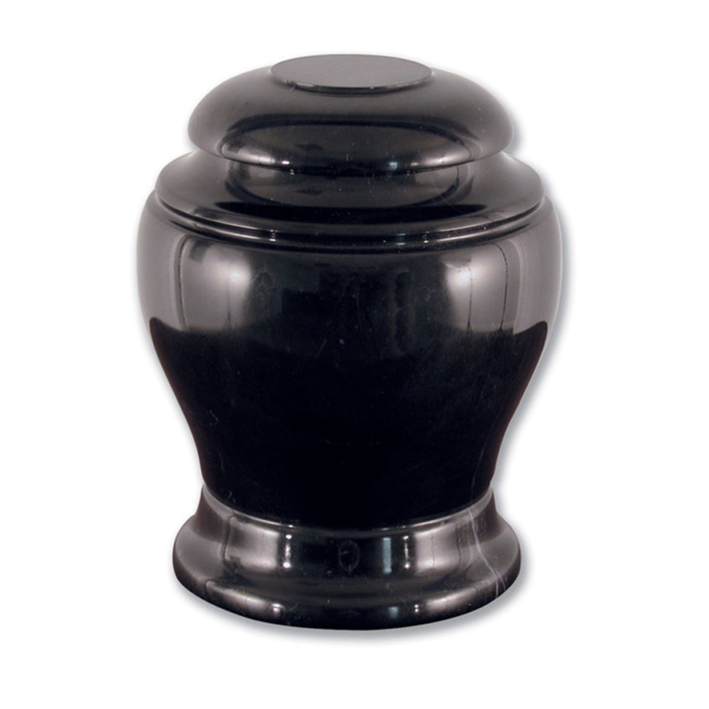 Green Crescent Marble Urn - Hohner Funeral Home