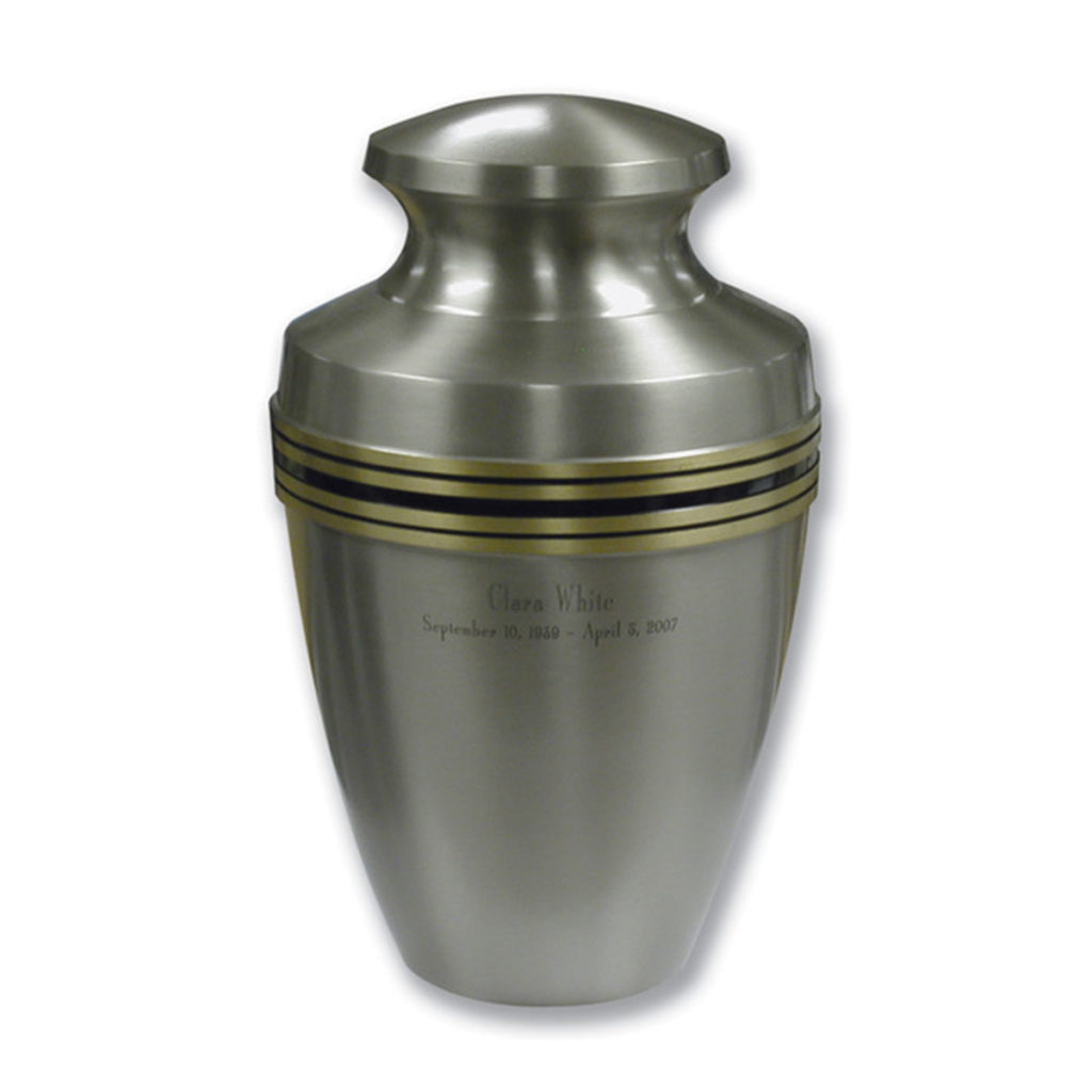 Red Crescent Marble Urn - Hohner Funeral Home