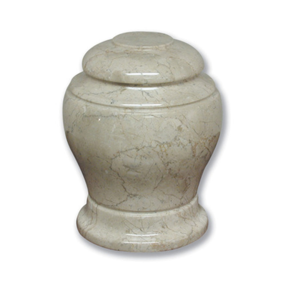 Blue Crescent Marble Urn - Hohner Funeral Home
